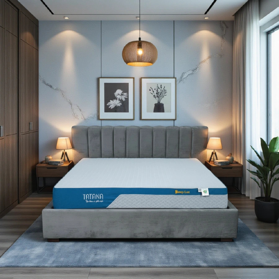 Nệm foam đa tầng cao su Sleep Lux TATANA giảm 25% kèm quà tặng